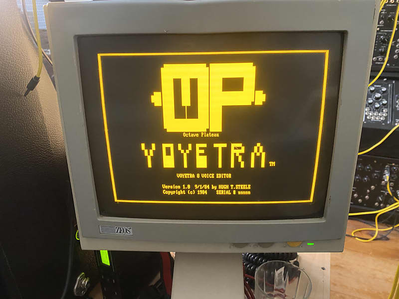 Octave Plateau software editor with PC Voyetra Eight voice | Reverb