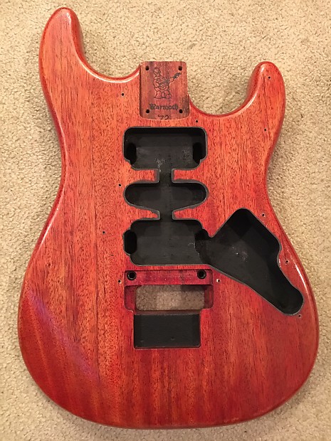 PRICE DROP! AMAZING Warmoth USA Mahogany Stratocaster Body | Reverb