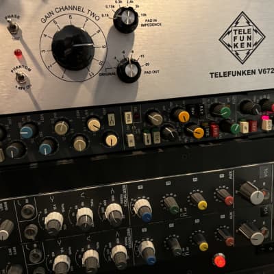 Neve V racked channel strip Mic Preamp & EQ with custom PSU - | Reverb