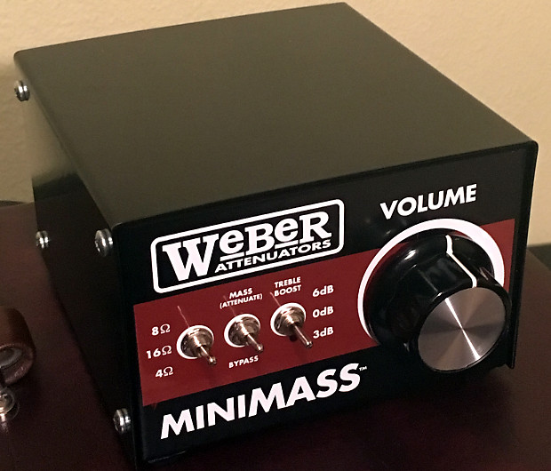 Weber MiniMASS 50 Watt Attenuator w/Headphone Jack+ | Reverb