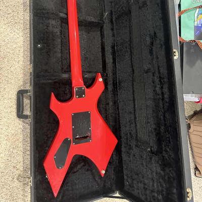 1987 BC Rich Warlock Platinum series Red with ohsc | Reverb
