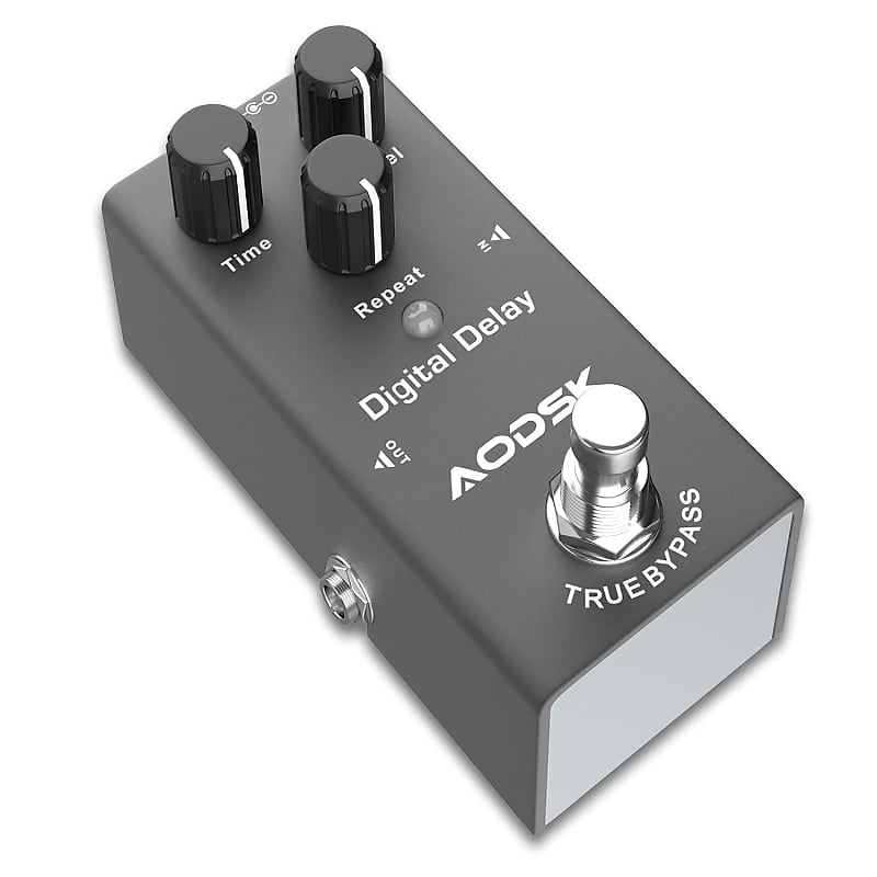 Electric Guitar Effect Pedal, Digital Delay, Time, Level, | Reverb
