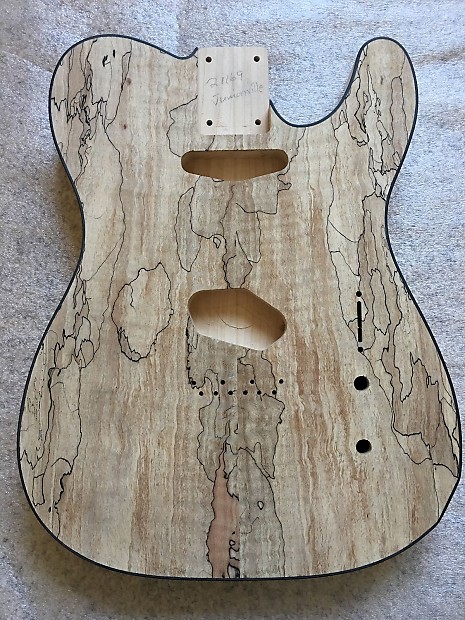 Spalted Maple Telecaster Body (Rear Rout) | Reverb
