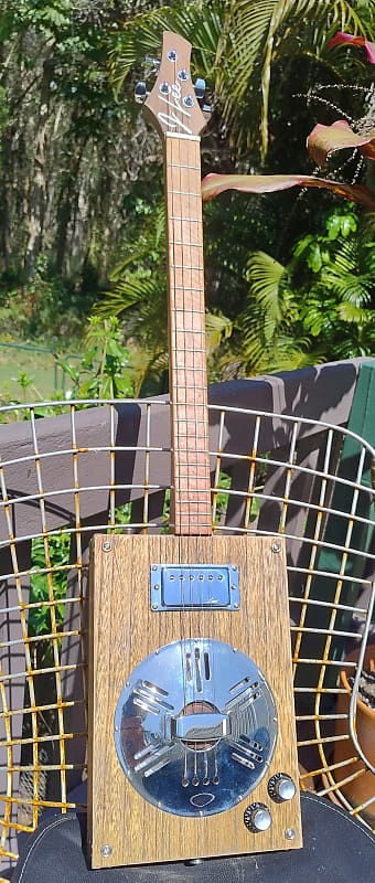 4-string cigar box resonator | Reverb