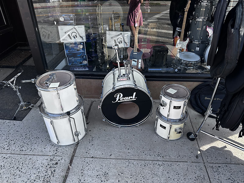 Pearl Export Vintage 5PC Kit- Ivory White | Reverb