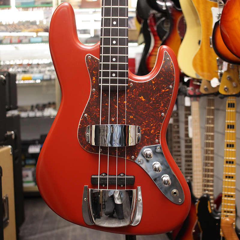 Lag Custom Jazz Bass Red | Reverb