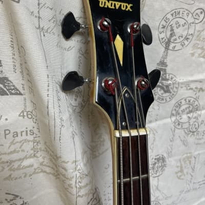 1972 Univox Coily EB-2 Bass Three Tone Sunburst Made In Japan | Reverb