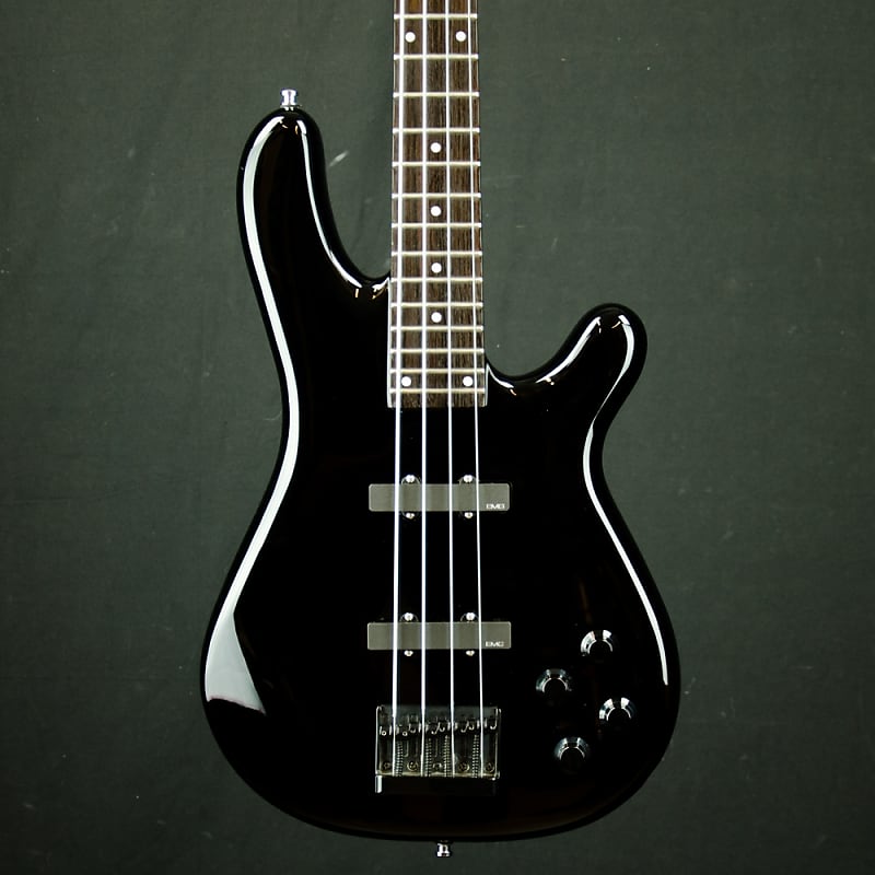 Used Fernandes Gravity Deluxe 4-String Bass, Black, EMG | Reverb