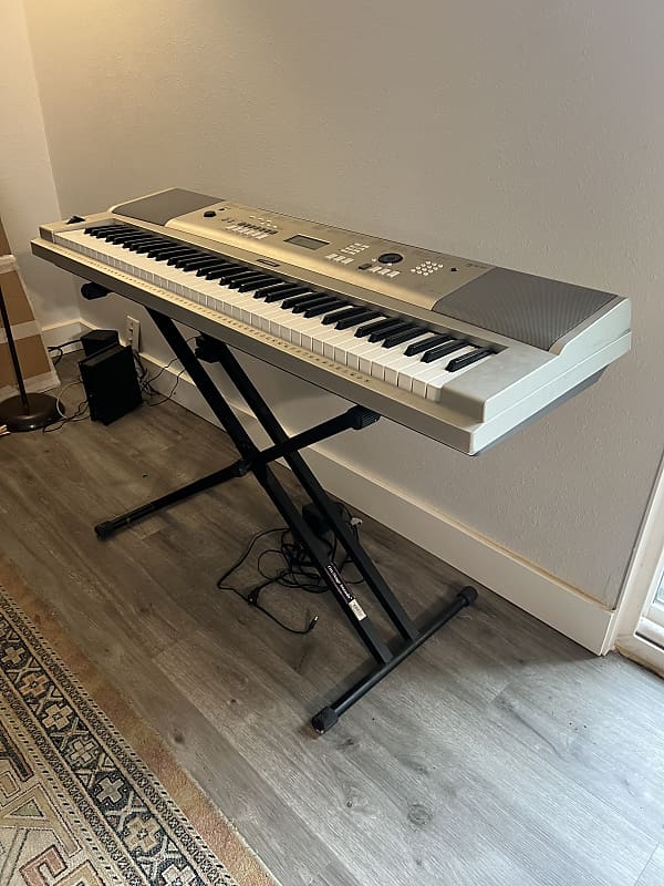 Yamaha YPG225 Portable Grand Keyboard - Silver | Reverb