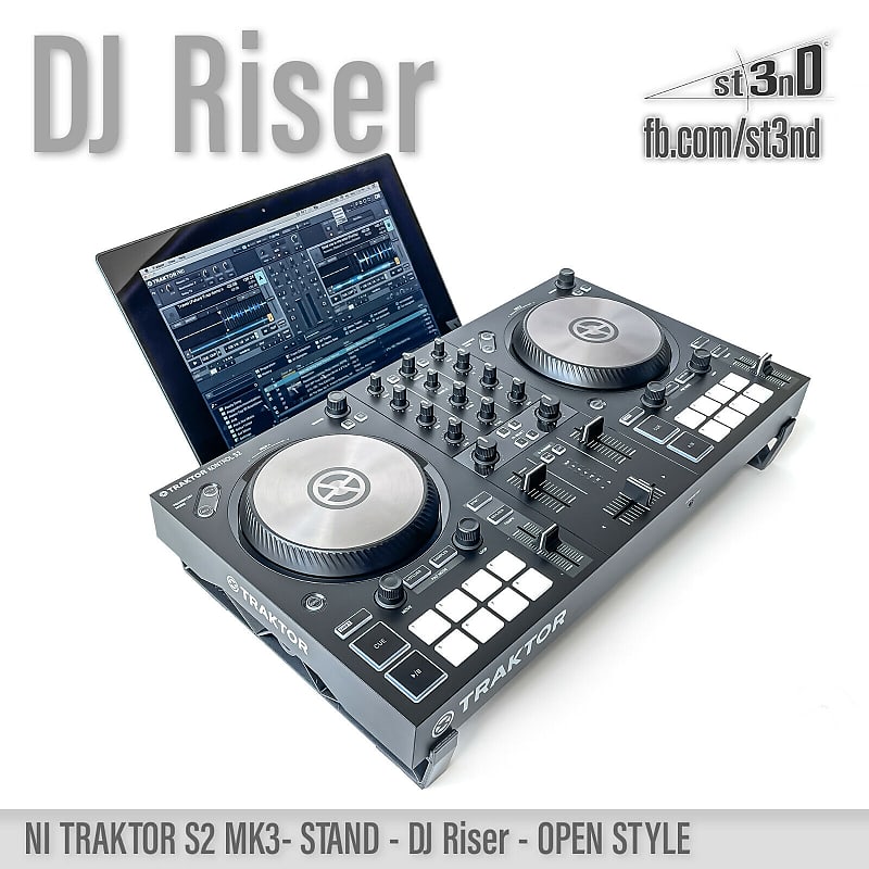 DJ RISER STAND for NI TRAKTOR S2 MK3 - Open Style | Reverb