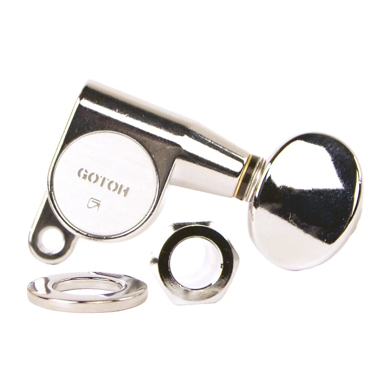 Gotoh GT-036-C Guitar Machine Heads, 3/3 Chrome | Reverb