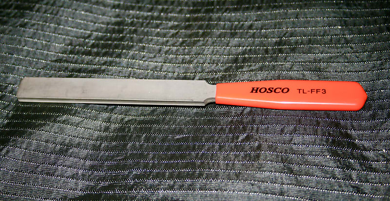 Hosco Large Crown Guitar File Red TL-FF3 Red | Reverb