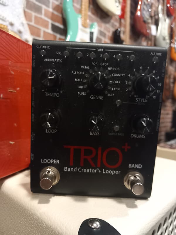 DigiTech TRIO Plus Band Creator + Looper 2010s - Black | Reverb