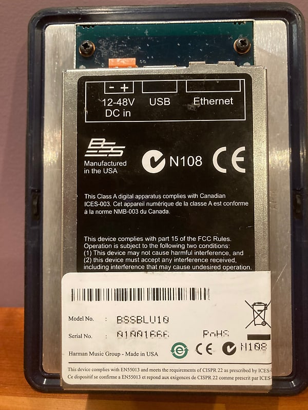 Harmon-Soundweb BSS London BLU-10 Wall Mount Touch-screen | Reverb