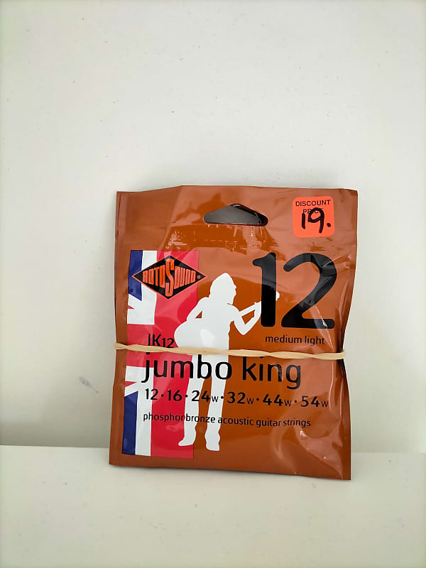 Rotosound Packet Of 3 JK 11 Jumbo King Acoustic Guitar | Reverb