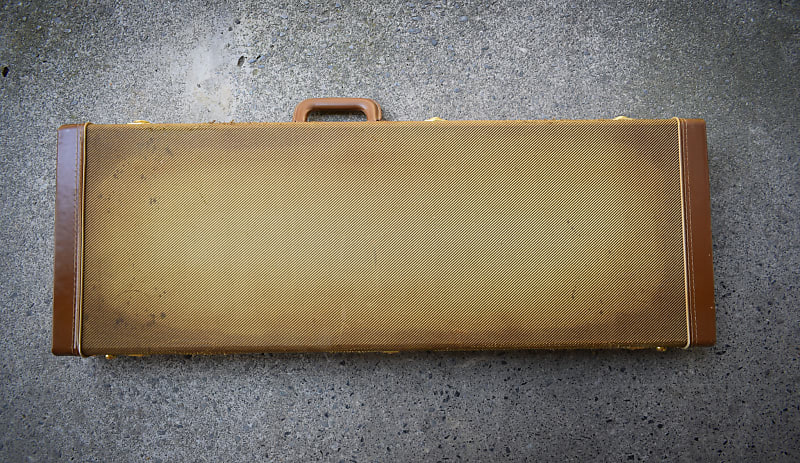 RIVER RELICS Heavy Relic Lacquered Tweed Hardshell Guitar | Reverb