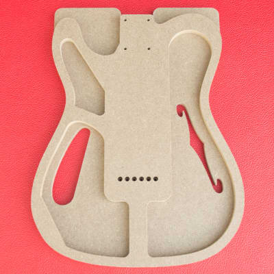 Thinline Telecaster Body Router Templates CNC Luthier Tools | Reverb