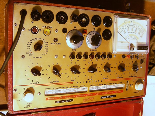 Hickok Model 800 Tube Tester 1958 vintage Micromho Dynamic | Reverb