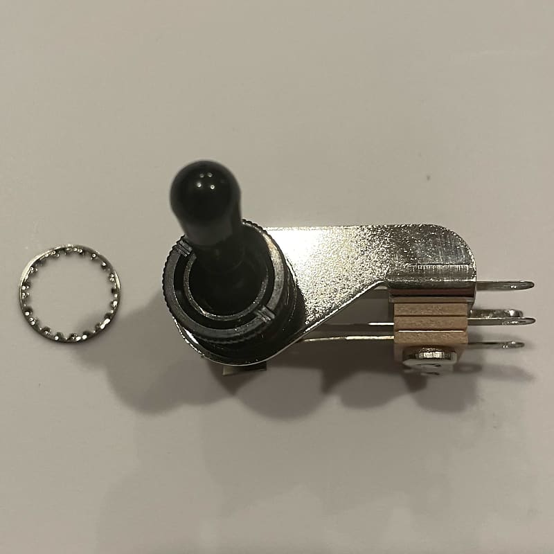 Switchcraft 3-Way Right Angle Toggle Switch - Black - NEW | Reverb