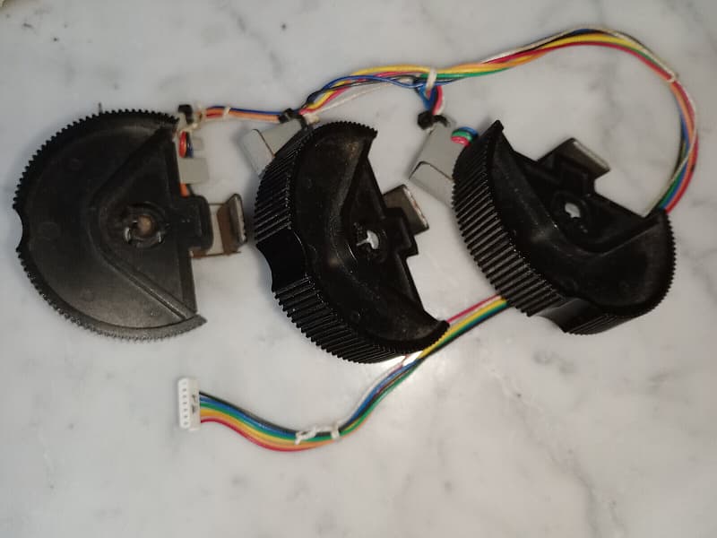 Yamaha SY77 SY99 Complete Pitch Bend Mod 3 Wheels Assembly | Reverb