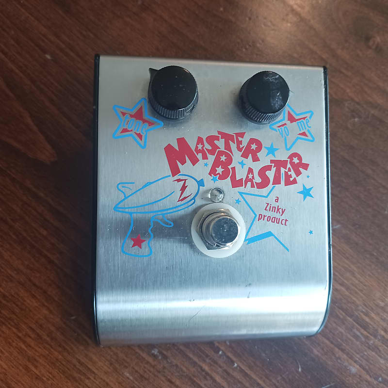 Zinky Master Blaster Boost Overdrive Pedal, Rare! Tone! 2000s | Reverb