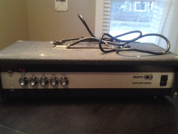 Sunn Concert Bass (Silver Face) Silver/Black | Reverb