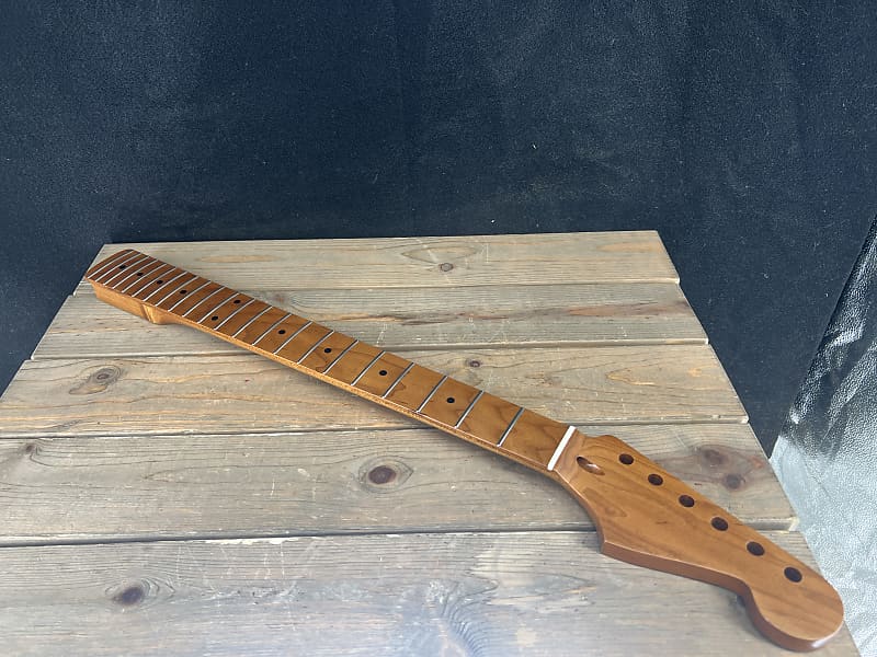 Tricked Out Guitar Nitro Roasted Maple Strat® Stratocaster | Reverb