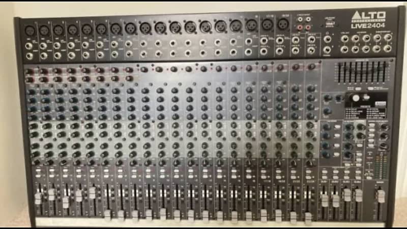 Alto LIVE 2404 24 channel USB mixing desk - Black | Reverb