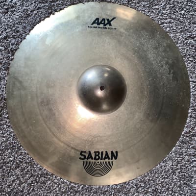 Sabian 21" AAX Raw bell dry Ride Cymbal 2002 - 2018 - Natural | Reverb