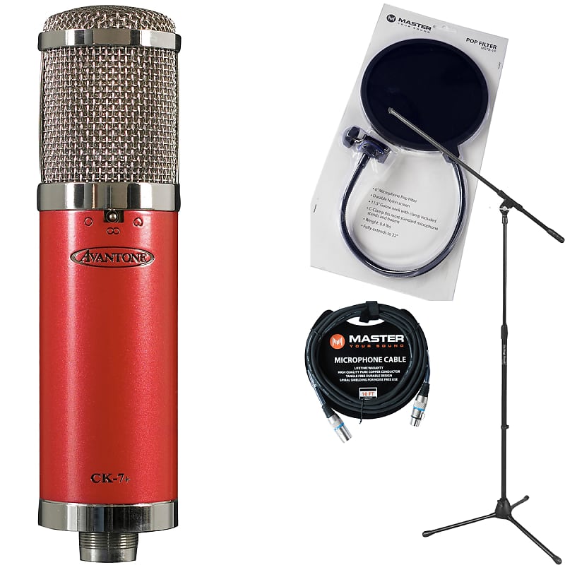 Avantone CK-7+ Multi-Pattern Condenser Microphone w/ Stand, | Reverb