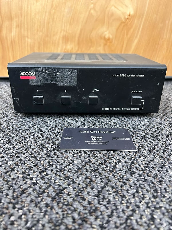 Adcom GFS-3 Speaker Selector Home Theater Stereo Audio | Reverb
