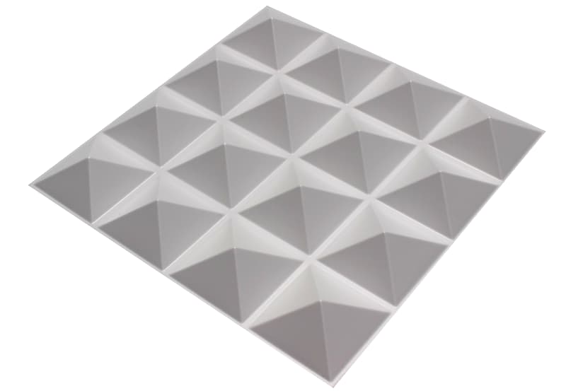 SoundAssured Pyramid Acoustic Diffuser White | Reverb