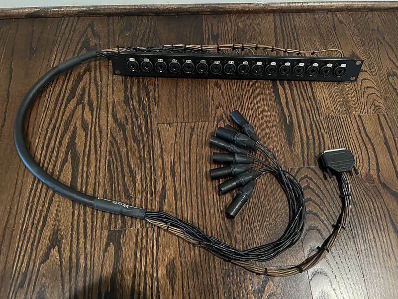 Pro Audio LA Custom XLR/TRS/DB25 Rack Panel (Mogami Gold | Reverb