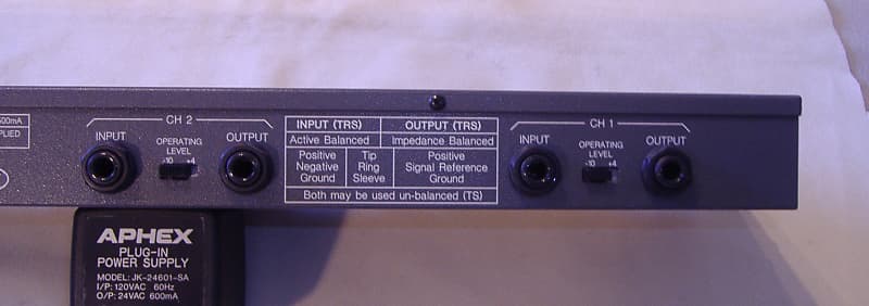 Aphex 108 Easy Rider 2 Channel Auto Compressor Gray/Purple | Reverb