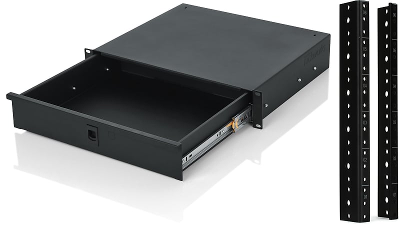Gator GRW-DRW2 2U Standard Rack Drawer Bundle with Gator | Reverb