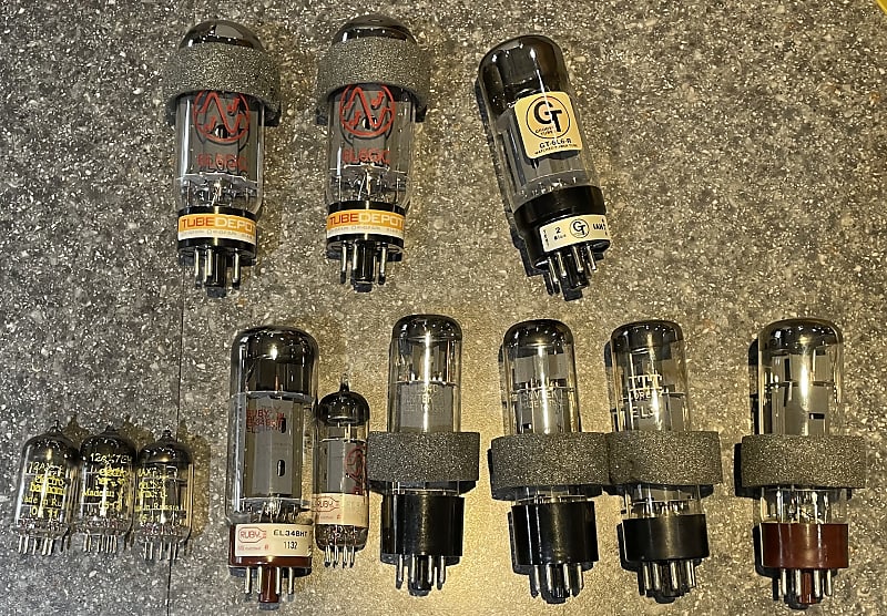 Power Tube & Preamp Tube Bundle GT-6L6, Egnater EL34, Sovtek | Reverb