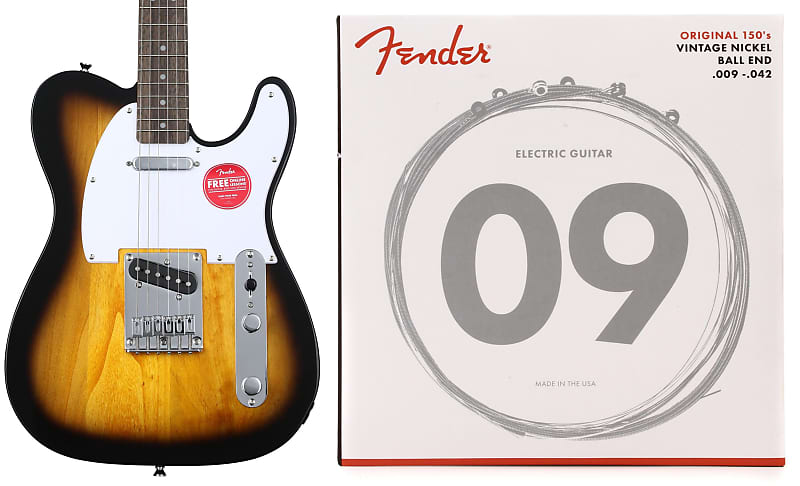 Squier Bullet Telecaster Electric Guitar - Brown Sunburst | Reverb