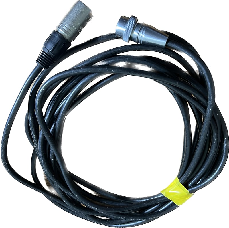 15' Shure microphone cable, 3 pin Amphenol male plug to male | Reverb