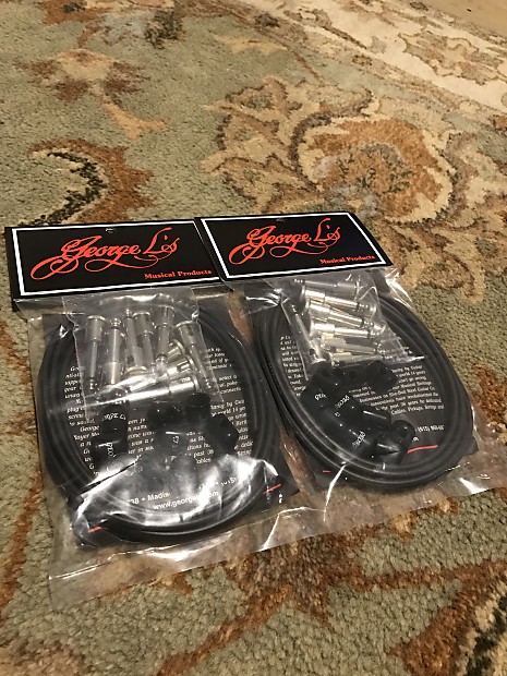 George L's Set of 2 Effects Cable Kits | Reverb
