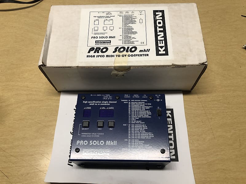 Kenton Pro Solo Mk2 Midi CV Converter | Reverb