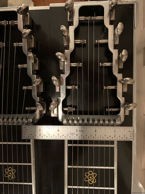 Clay Atkins 10 string lap steel not known - stained | Reverb