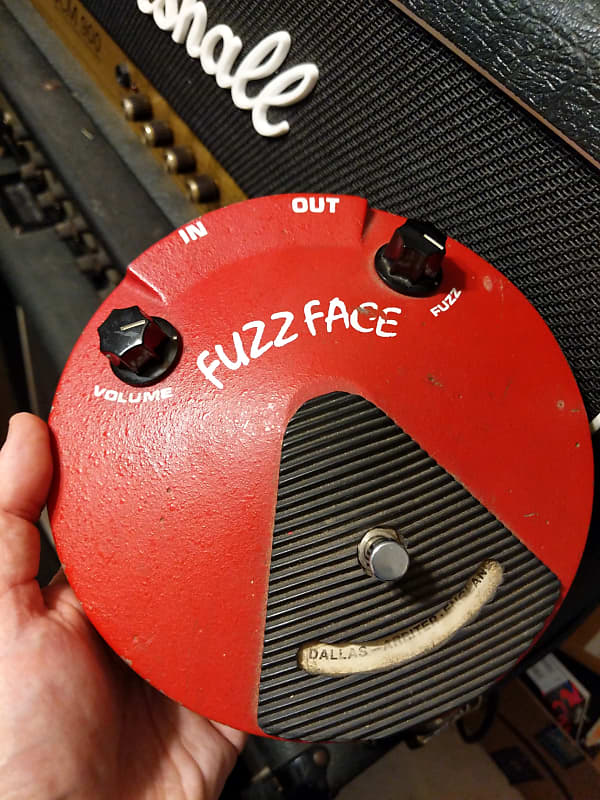 Crest Audio Fuzz Face Red BC107 80s Red | Reverb Canada