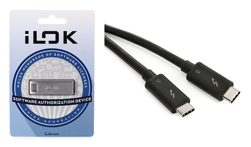 PACE iLok USB-A (3rd Generation) Bundle with C2G Thunderbolt | Reverb