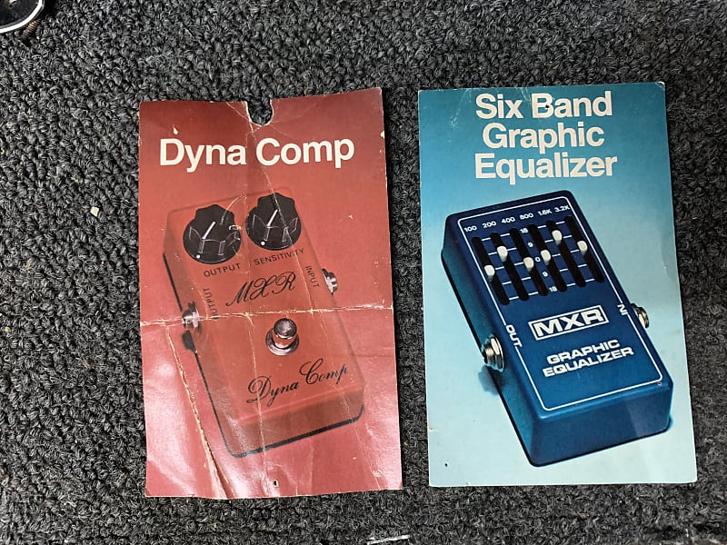 MXR Brochures for Sux Band EQ & Dynacomp 70’s | Reverb