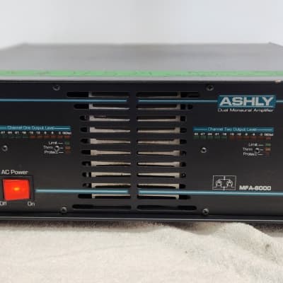 ASHLY MFA -6000 DUAL MONORAL AMPLIFIER 2 x 800 Watts 4 Ohms | Reverb