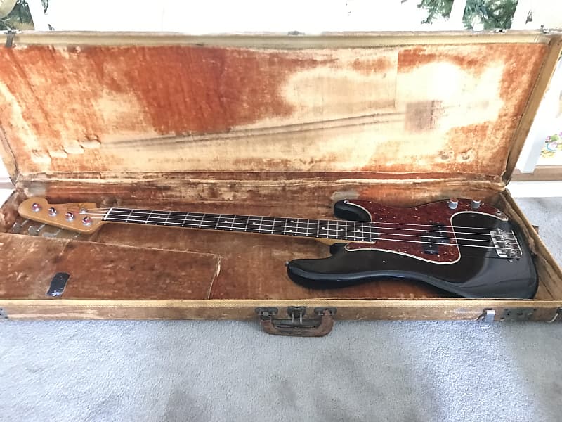 Fender Precision Bass with Rosewood Fretboard and Tortoise | Reverb