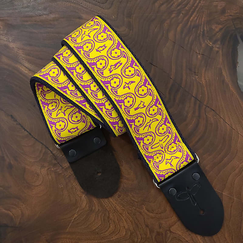PRS 2.5” Retro Guitar Strap, Fleur, Violet | Reverb