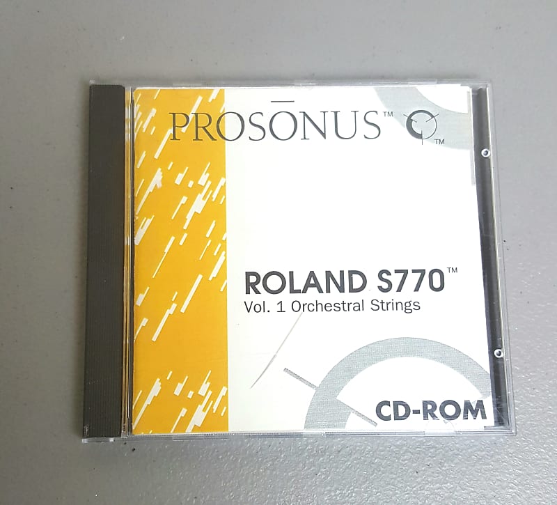Roland Sampler CD Rom Library - S-770/750/760 - Prosonus Vol | Reverb
