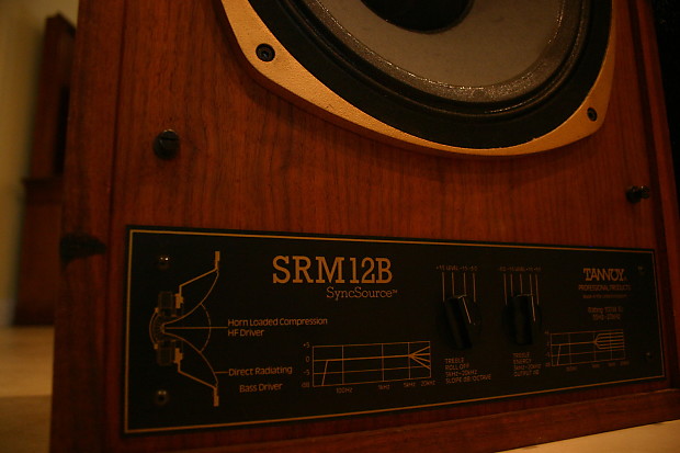 Tannoy SRM 12B 1980's Walnut veneer | Reverb