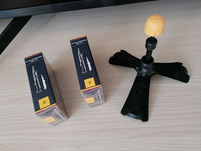 Sopranino saxophone reeds Vandoren Blue mint ! | Reverb